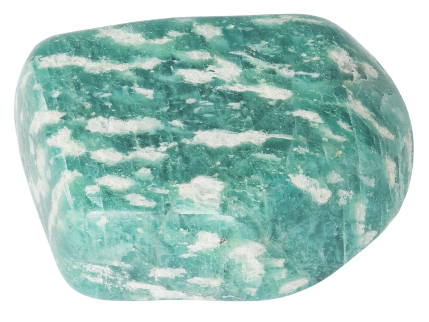 Amazonita (Amazonite tumbled) - Rock Identifier